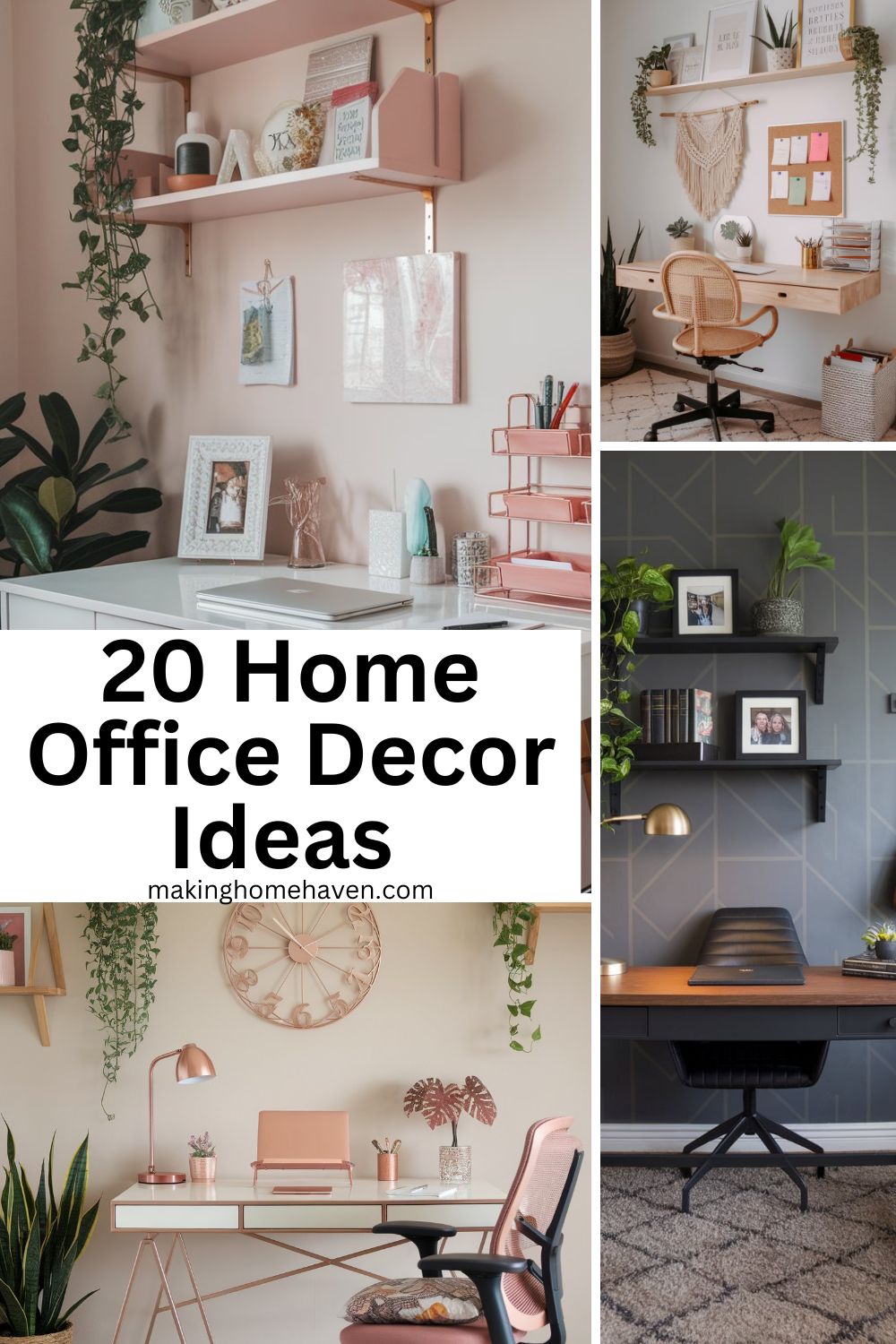 20 Small Home Office Decor Ideas - Making Home Haven